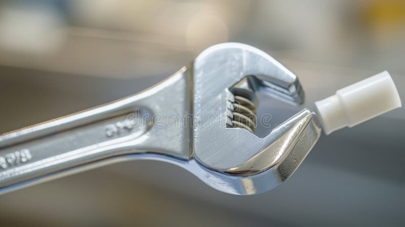 The Adjustable Metal Wrench.AI Generated Image Stock Image - Image of ...