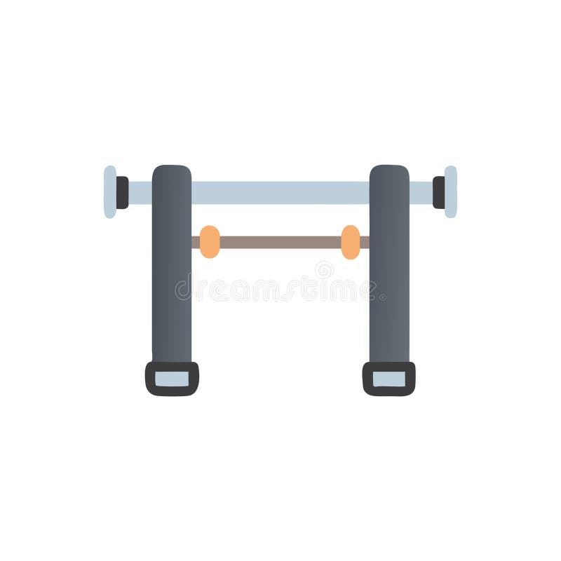 Adjustable Multi-Grip Pull-Up Bar Icon Stock Illustration ...
