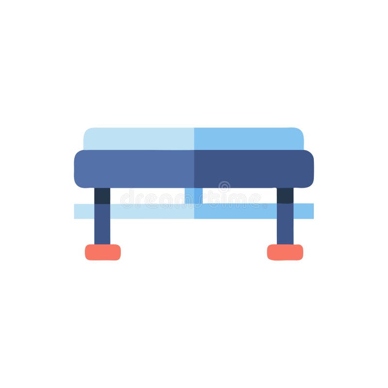 Adjustable Multi-Purpose Training Bench Icon Stock Illustration ...
