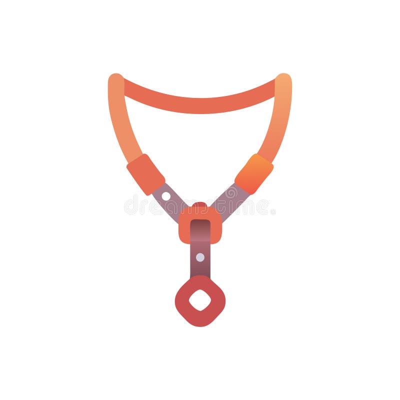 Adjustable Neck Harness Icon Stock Photo - Illustration of workout ...