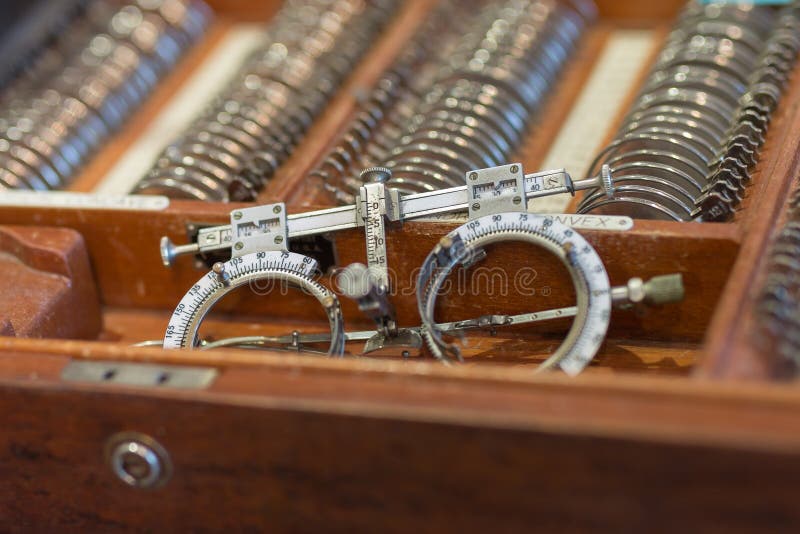 Adjustable Optical Frame for Test Lens, Optics, Optometry Stock Image ...