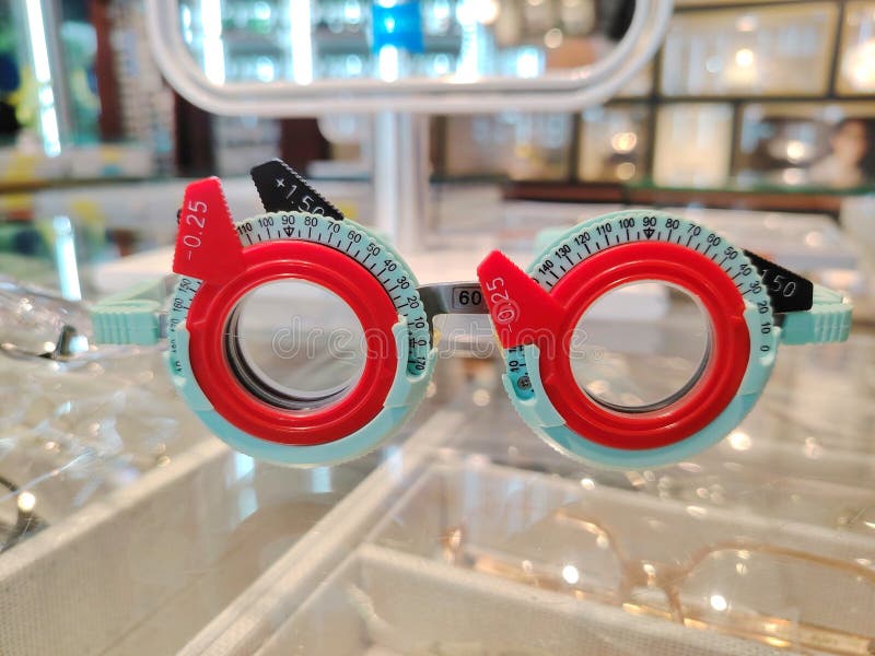 Eye Test Glasses Optometry Optician Stock Photo - Image of treatment ...