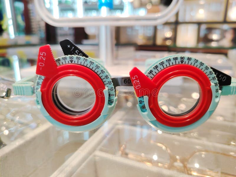 Frame Eye Test Glasses Optometry Optician Stock Photo - Image of ...
