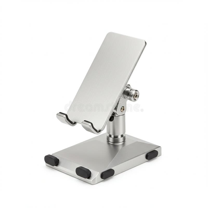 Adjustable Phone or Tablet Holder Made of Aluminum Alloy with a Sleek ...