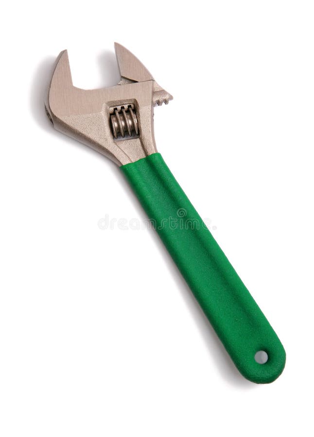 Adjustable spanner. stock photo. Image of work, wrench - 16166678