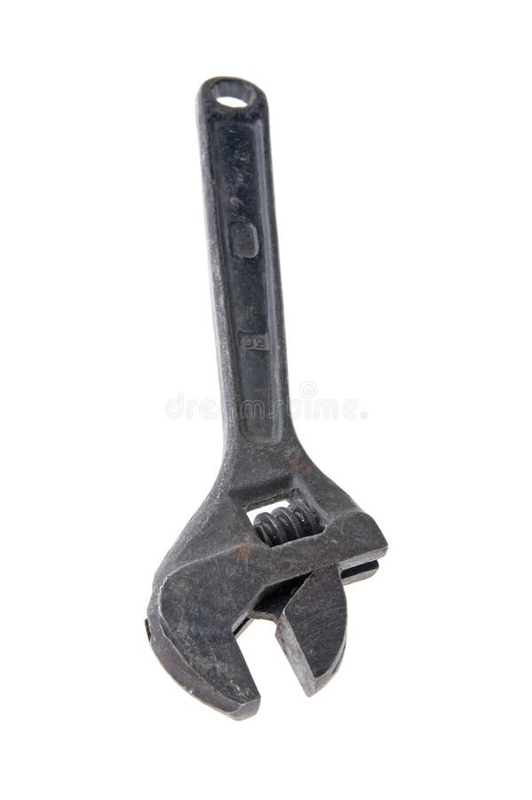 Adjustable Spanner Close Up Stock Image - Image of household, spanner ...