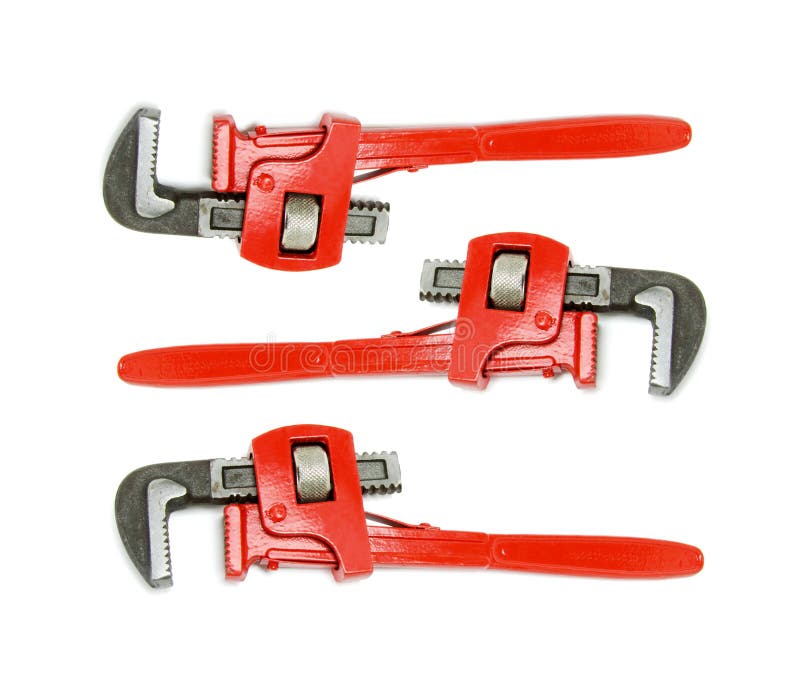 Adjustable Spanners stock image. Image of clamp, white - 9974525