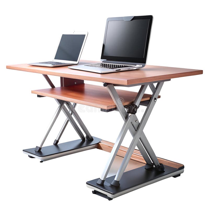 Adjustable Standing Desk stock illustration. Illustration of office ...