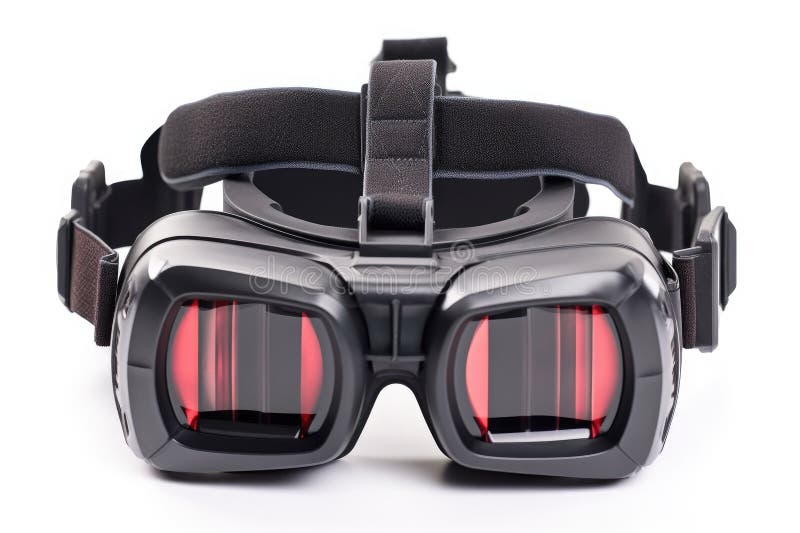 Adjustable Vr Headset with for Focus Control Stock Illustration ...