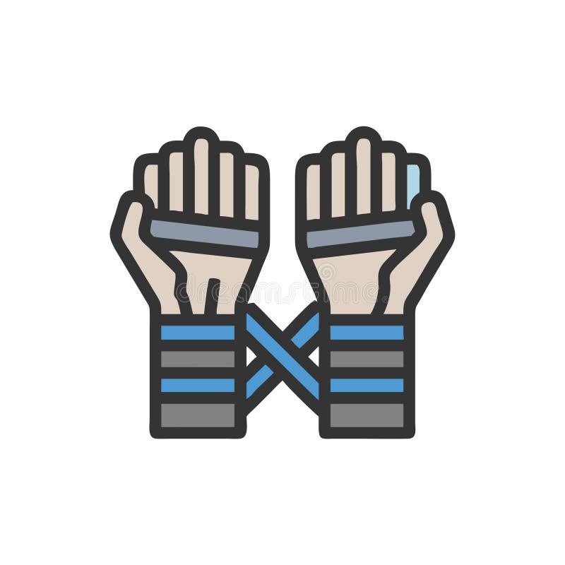 Adjustable Weighted Wrist Wraps Stock Illustrations – 4 Adjustable ...