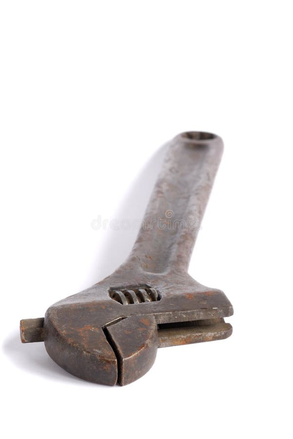 Adjustable Wrench stock photo. Image of metal, isolated - 2097132