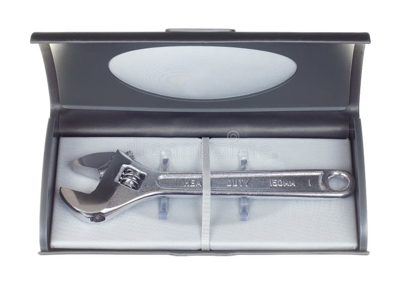 Adjustable wrench stock image. Image of metal, industrial - 13650389