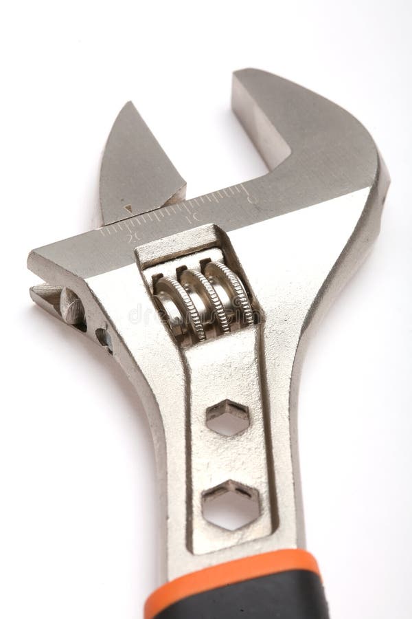 Adjustable wrench stock image. Image of isolated, tools - 4679555