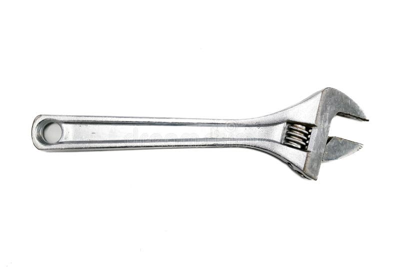 Adjustable Wrench or Adjustable Spanner Stock Image - Image of ...