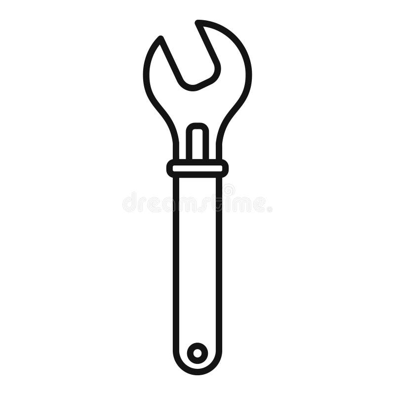 Adjustable Wrench Fixing Building Spanner Repairing Tool Stock ...