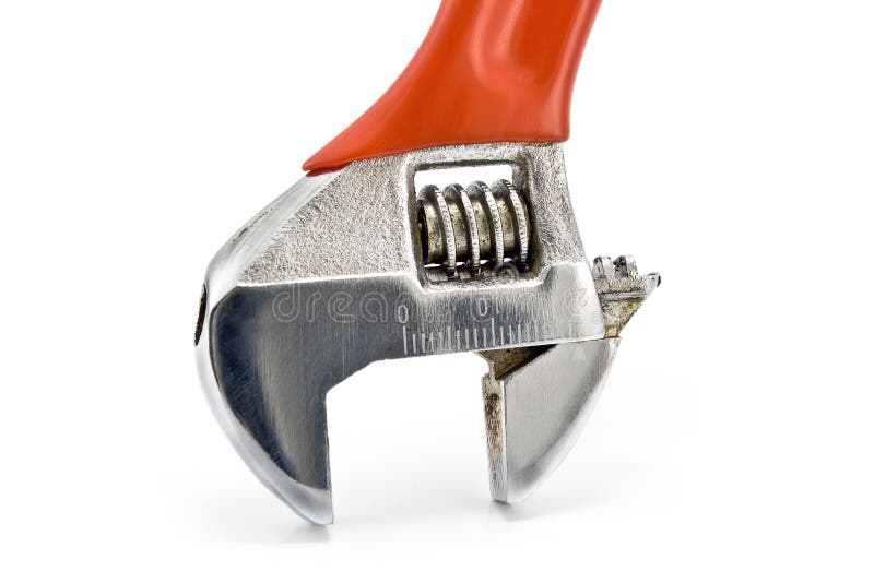 Adjustable wrench tool stock photo. Image of construction - 27168554