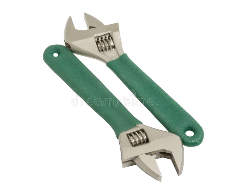 Adjustable Wrench Work Spanner Stock Image - Image of repair, equipment ...