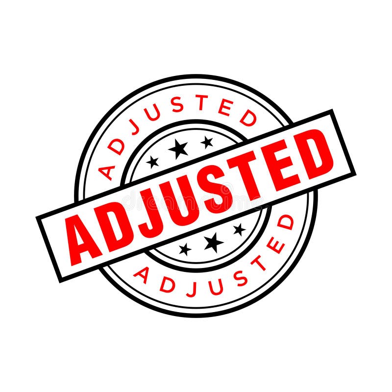 Adjusted Letter Rubber Stamp Template Design Stock Vector ...