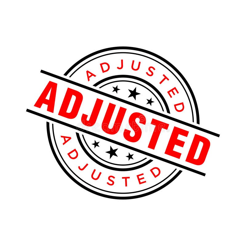 Adjusted Letter Rubber Stamp Template Design Stock Vector ...