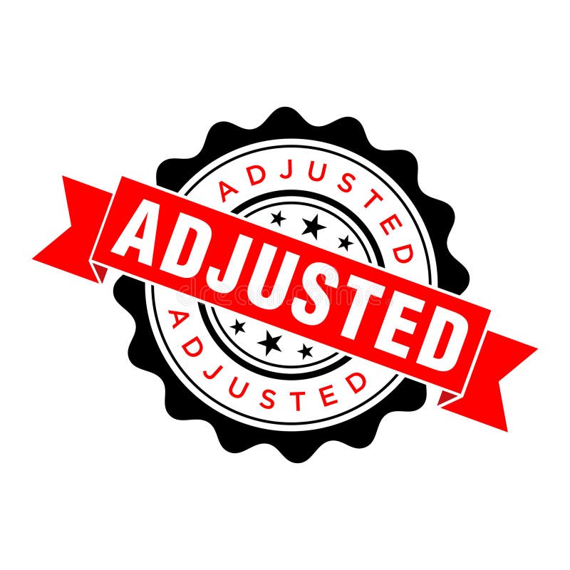 Adjusted Letter Rubber Stamp Template Design Stock Vector ...