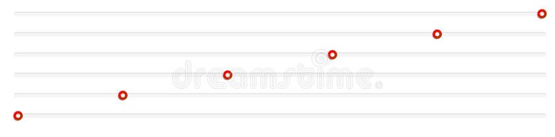 Adjuster, Slider, Tuner, Fader Bars with Levers, Knobs Stock Vector ...