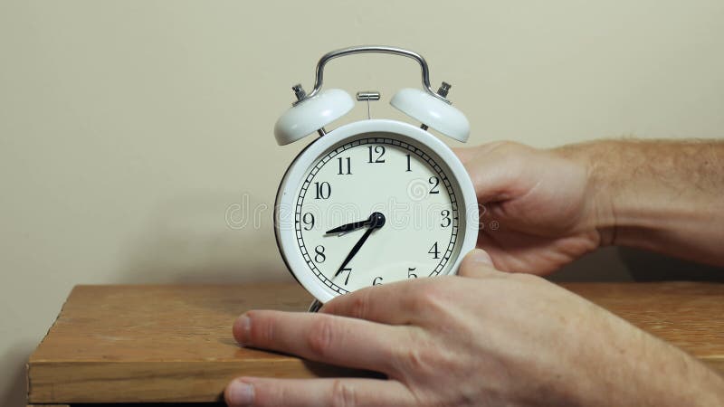 Adjusting Clock Back by One Hour, Dst End Stock Footage - Video of ...