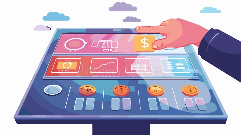 Adjusting Control Panel with Sliders - Professional Image Editing Stock ...