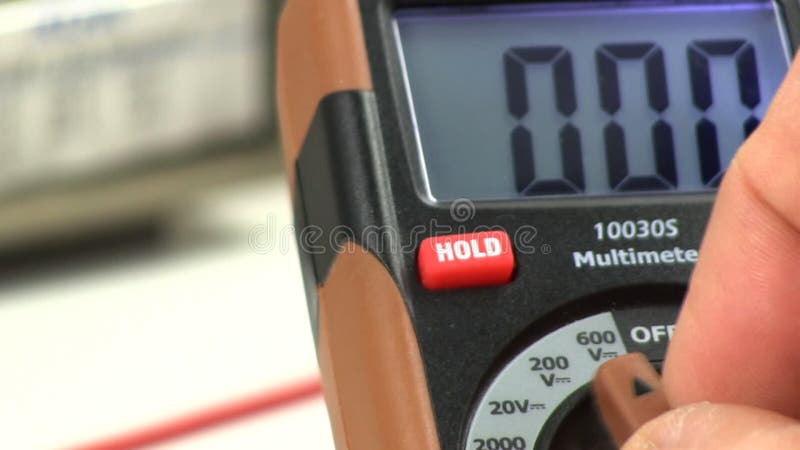 Adjusting DVM meter stock video. Video of repair, equipment - 346505017