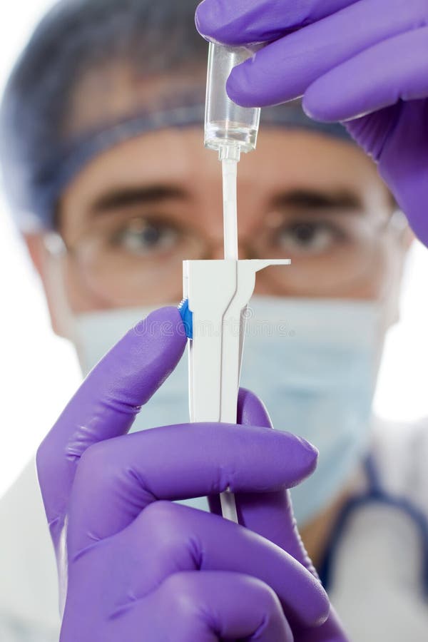 Female Doctor with Iv Drip. Stock Image - Image of hospital, doctor ...