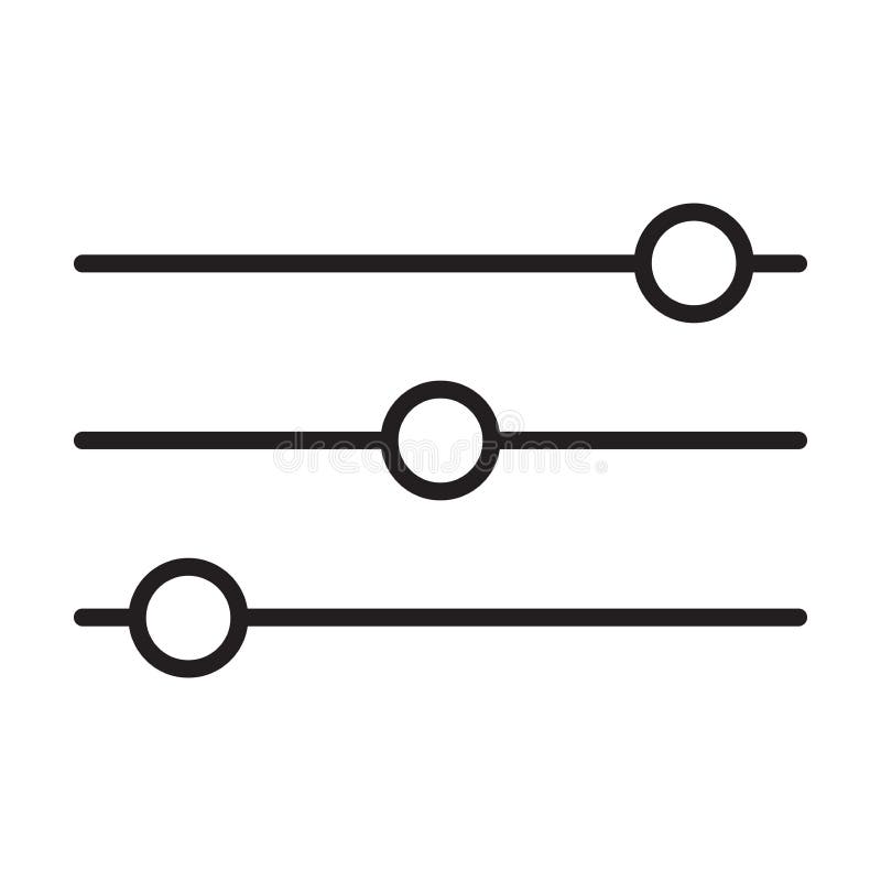 Adjustment Button Icon Vector for Graphic Design, Logo, Website, Social ...