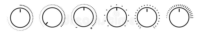 Adjustment Dial. Rotary Dials with Round Scale Volume Level Knob and ...
