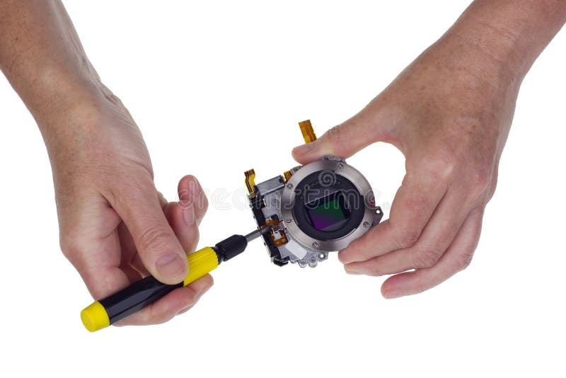 RGB CMOS Sensor from Camera Stock Image - Image of lighting, science ...