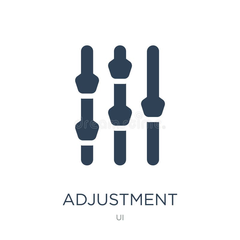Adjustment Icon in Trendy Design Style. Adjustment Icon Isolated on ...