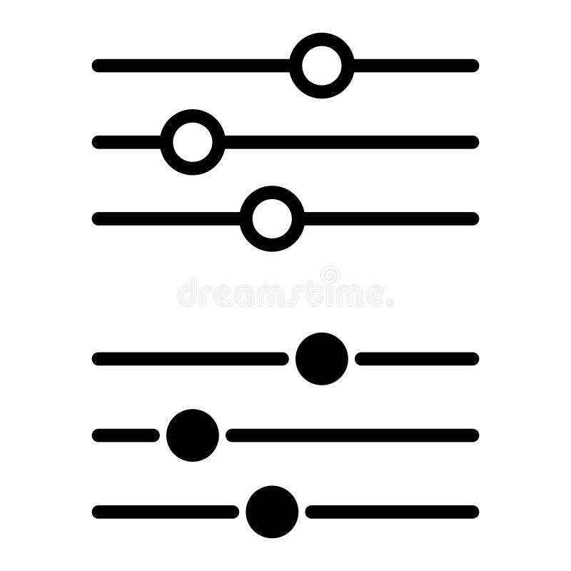 Adjustment Panel UI Elements Kit Stock Vector - Illustration of button ... Adjustment Panel UI Elements Kit Stock Vector - Illustration of button ...