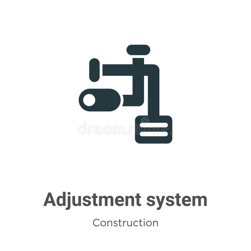Adjustment System Icon in Trendy Design Style. Adjustment System Icon ...
