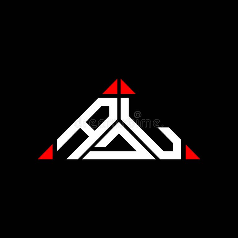 ADL Letter Logo Creative Design with Vector Graphic, ADL Stock Vector ...