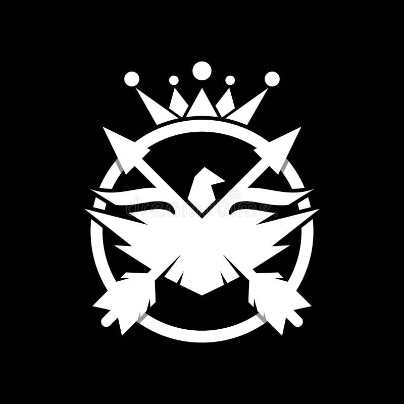 Adler-Logo-Vektor-Symbol vektor abbildung. Illustration von tier ...