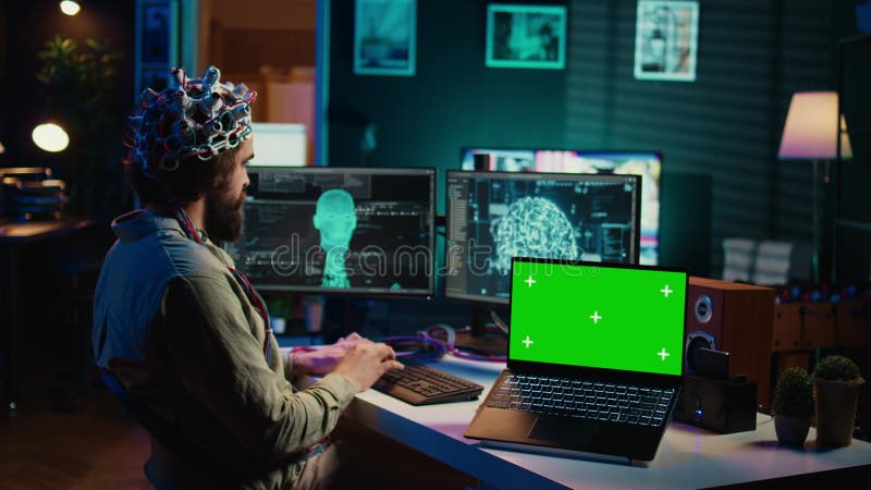 It Admin Coding And Using Eeg Headset To Upload Brain Into Green Screen