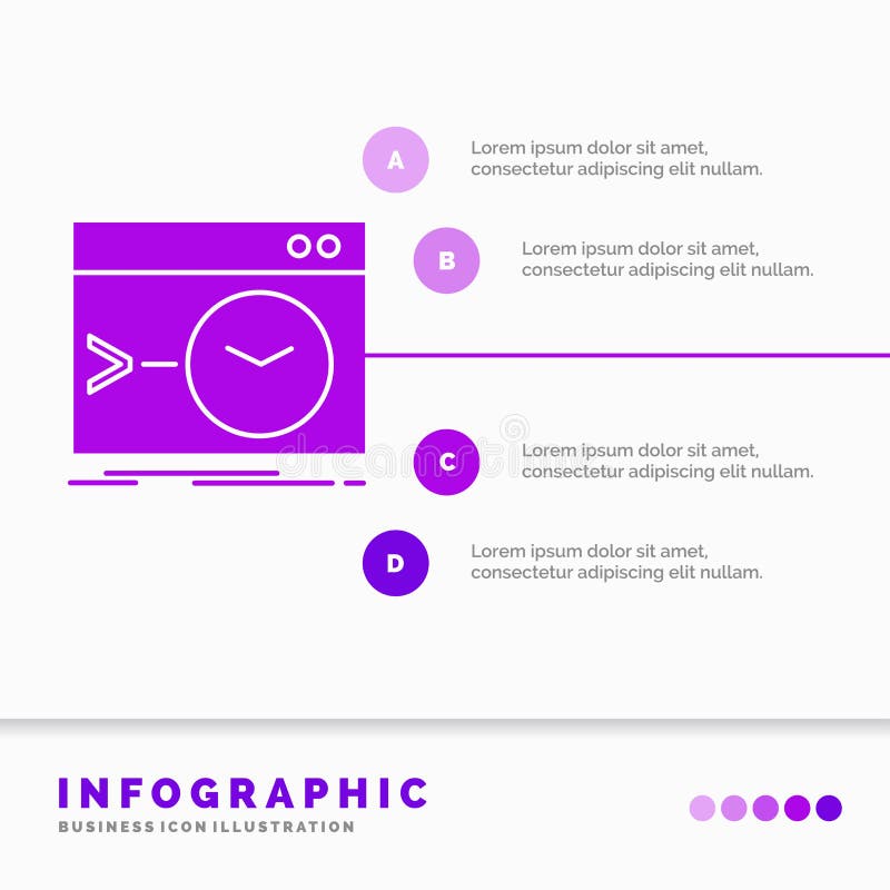 Admin, Command, Root, Software, Terminal Infographics Template for ...