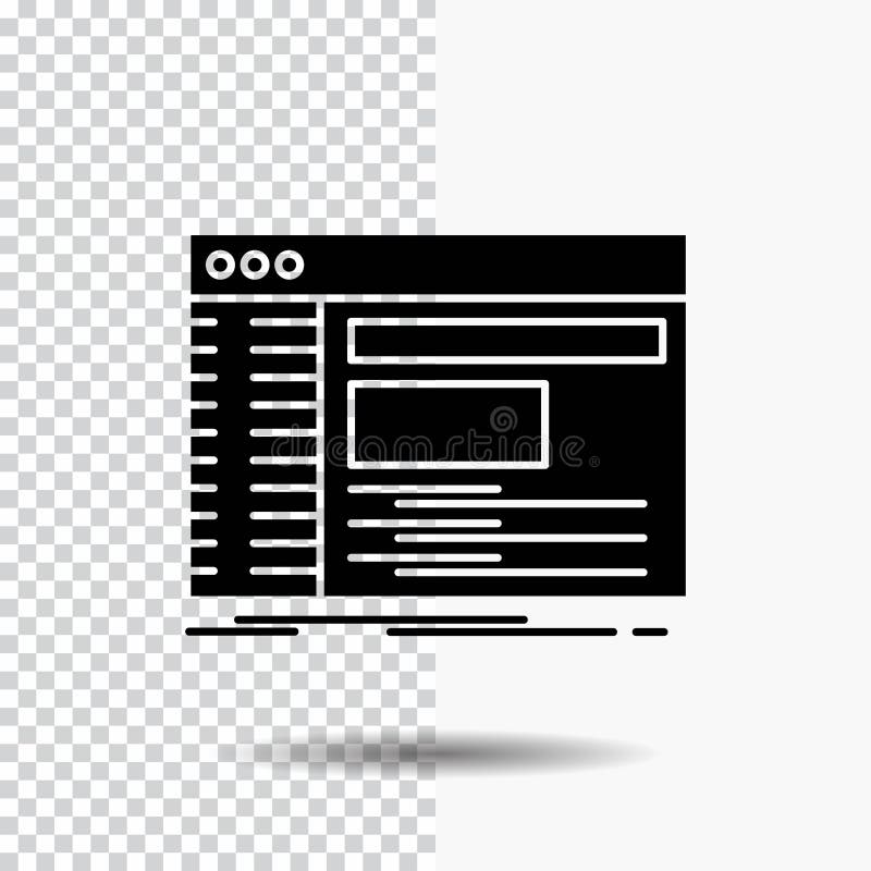 Admin, Console, Panel, Root, Software Line Icon on Transparent ...