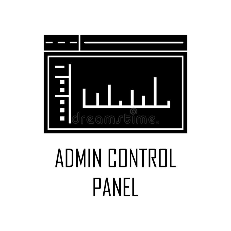 Admin Control Panel Icon. Element of Web Development for Mobile Concept ...