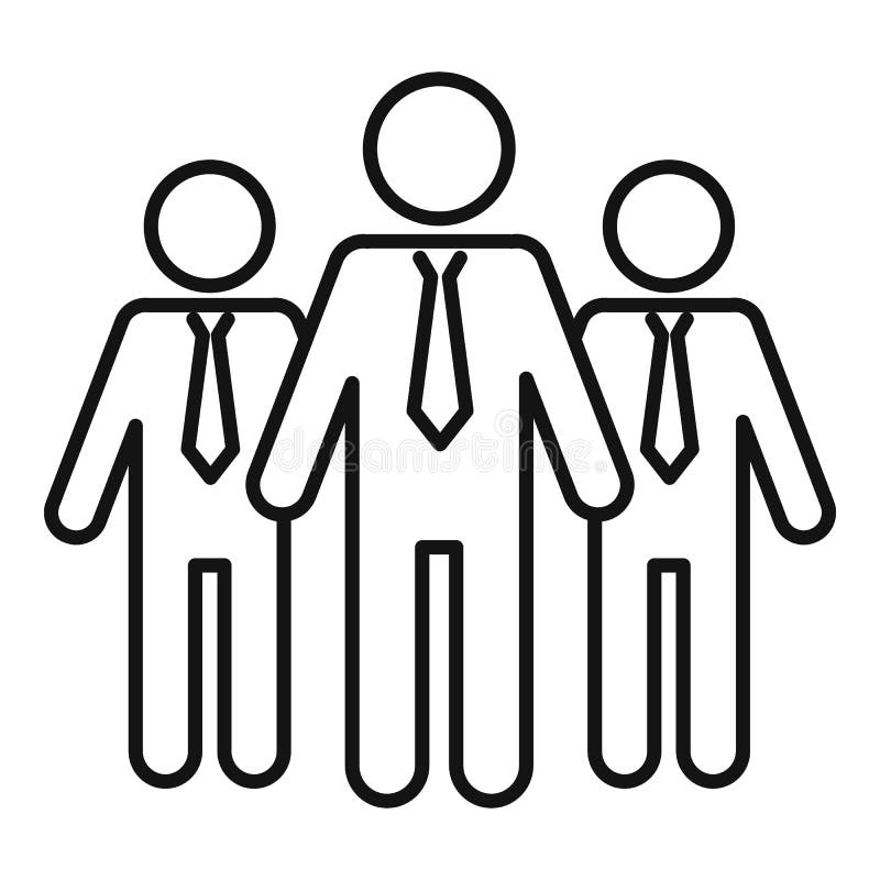 Admin Group Icon, Simple Style Stock Vector - Illustration of internet ...