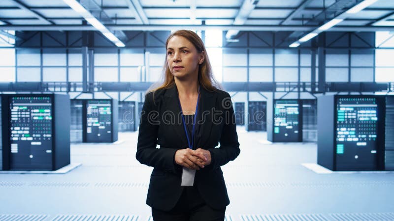 Admin Walking Data Center Monitoring Systems Stock Photos - Free ...