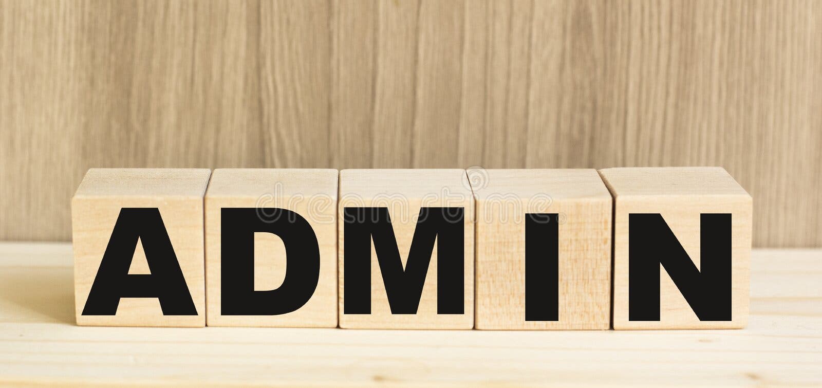 Admin Word Written on Wooden Blocks on Wooden Table. Concept for Your ... Admin Word Written on Wooden Blocks on Wooden Table. Concept for Your ...