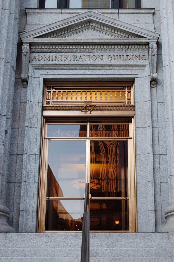 Administation building stock image. Image of office, school - 364379