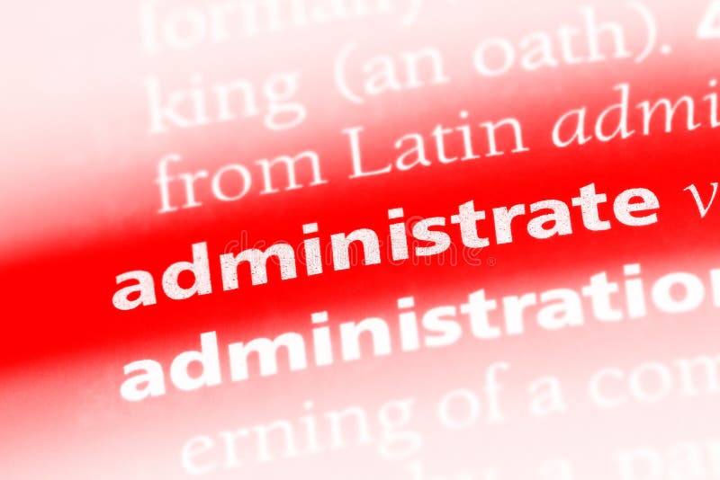 Administrate stock photo. Image of administrate, writing - 114412094
