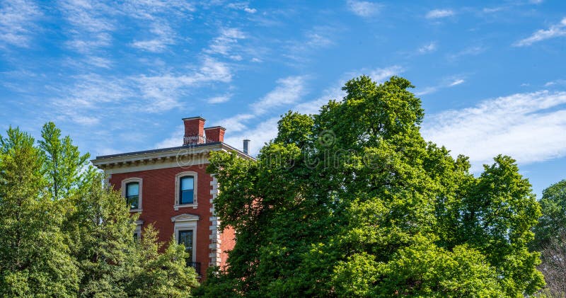 Administration Building in Missouri Botanical Garden Stock Image ...
