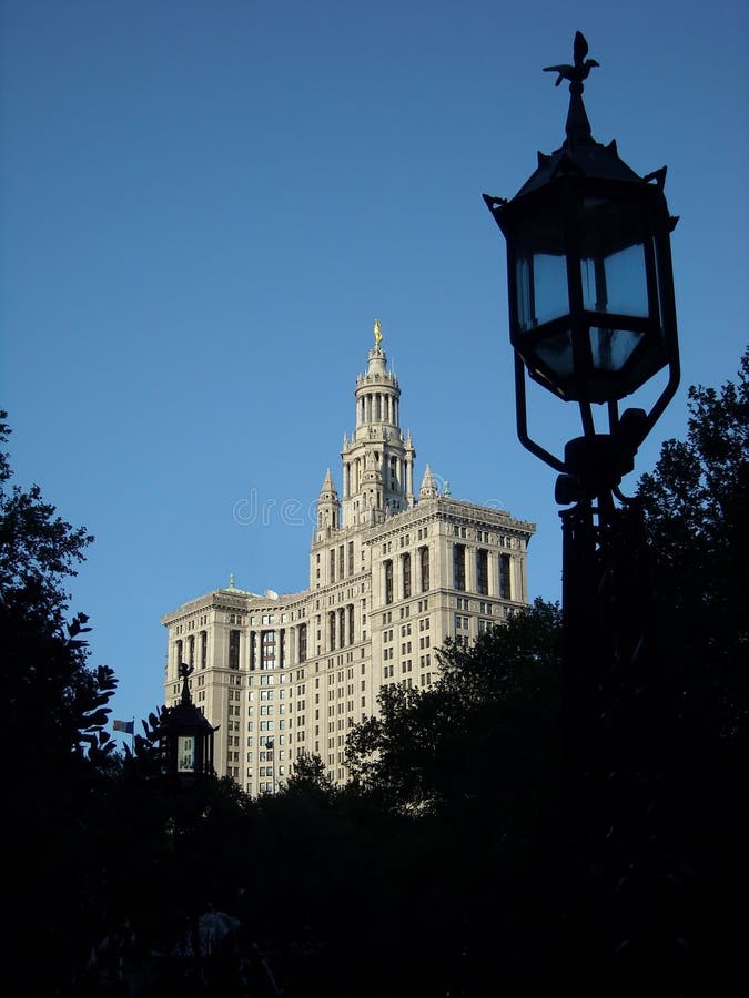 Administration Building, NYC USA. Stock Photo - Image of cityscape ...