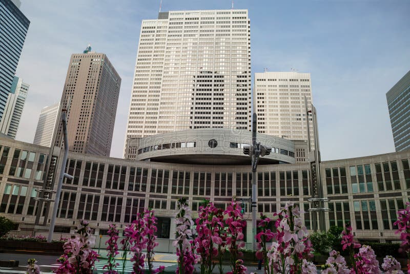 The Administration Building of the Prefecture of Tokyo Stock Image ...