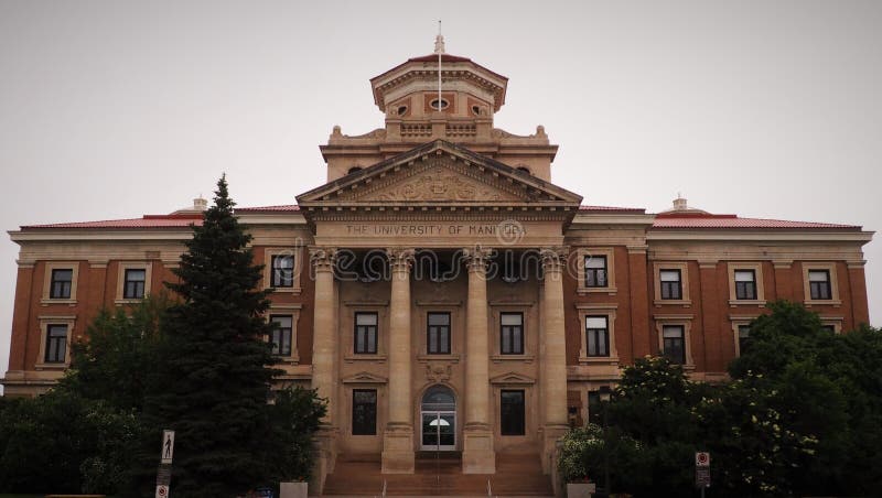 Administration Building of University of Manitoba Stock Image - Image ...